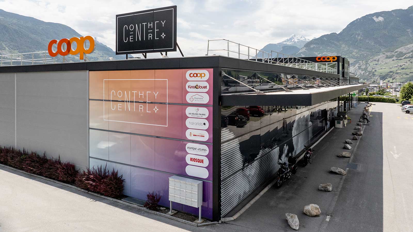Bienvenue | Conthey Centre | Centre commercial à Conthey (Valais)